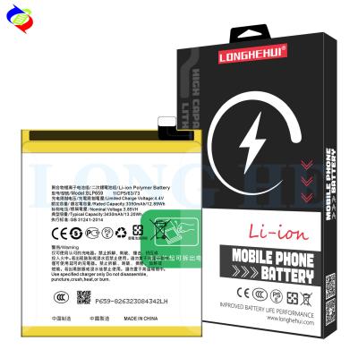 China ODM/OEM BLP659 3430MAH Li-ion Polyer oplaadbare batterij voor Oppo R15 Pro for sale