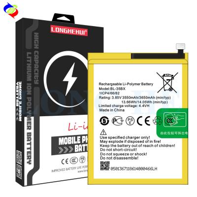 3650mAh BL-35BX X620 Zero6 Mobile Phone Battery for Infinix Zero 6 Pro and Performance