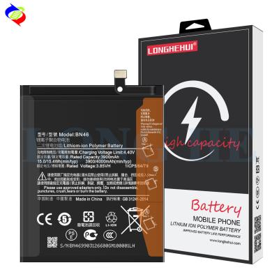 China Oplaadbare batterij voor Xiaomi Redmi Note 6 Original Replacement BN46 Short Battery for sale