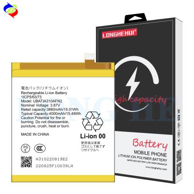Cina Sharp Compatibile sostituzione della batteria UBATIA310AFN2 3.85V 3730mah Alta capacità ciclo zero in vendita