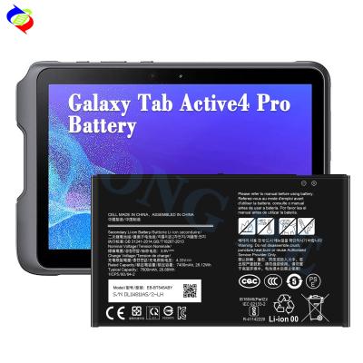 Cina Batteria digitale ad alta capacità per Samsung Galaxy Tab Active4 Pro SM-T636B Tablet PC in vendita
