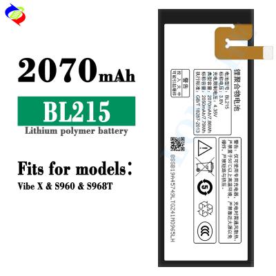 China Baterias de alta qualidade para BL196 3.7V 2500mAh Lenovo P700 P700I bateria de telefone bateria de lítio à venda