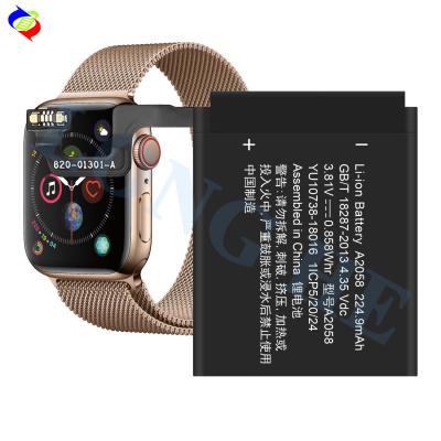中国 優れた品質 OEM スマートウォッチ バッテリー A2058 アップルウォッチシリーズ4 40mm バッテリー 販売のため