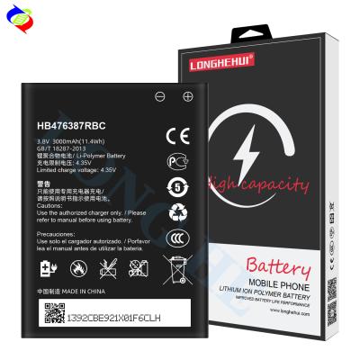 中国 携帯電話バッテリー HB476387RBC 3.8V 3000mAh B199 G750-U10 G750-T01 G750-T00 販売のため