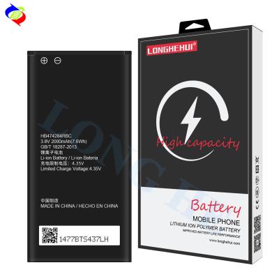 中国 2000mAh容量 リチウムポリマーバッテリー HB474284RBC 4.35V Huawei C8816 G521 G620 販売のため