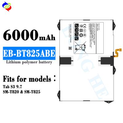 China Voor Samsung Galaxy Tab S3 9,7 inch SM-T825C T820 T825 Batterij Originele voor Samsung EB-BT825ABE Smart Battery 6000mah Te koop