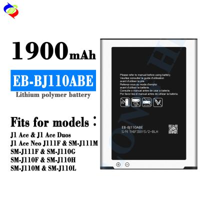 China OEM Bateria para telemóvel EB-BJ110ABE J1 Ace Neo para Samsung Galaxy J1 Ace Bateria 1900mAh à venda