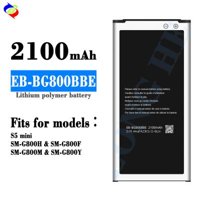 Cina 2100mAh EB-BG800BBE EB-BG800CBE Batteria per telefono cellulare per samsung S5 Mini G800F G800A G800HQ in vendita