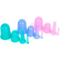 China GPPS Plastic Vacuum Massage Cups For Face Silicone Multifunctional for sale