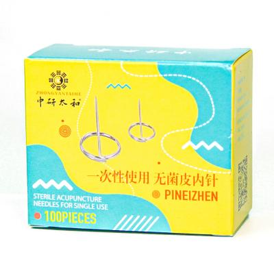 Cina Ago asciutto 100pcs di agopuntura di Zhongyan Taihe di agugliatura eliminabile in vendita