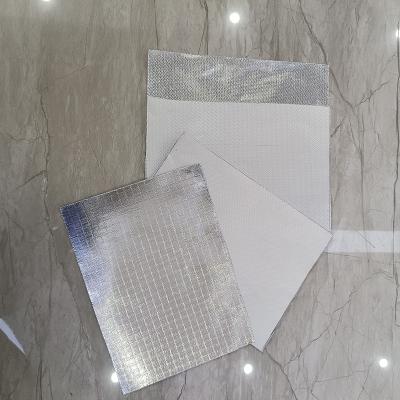 China Silicone Rubber Coated Aluminum Foil Fiberglass Cloth Laminated Fireproof for sale