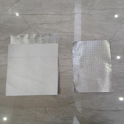 China -70℃ to 280°C Aluminum Foil Fiberglass Cloth Thermal Insulation Cover And Heat Resistant Curtain Duct for sale