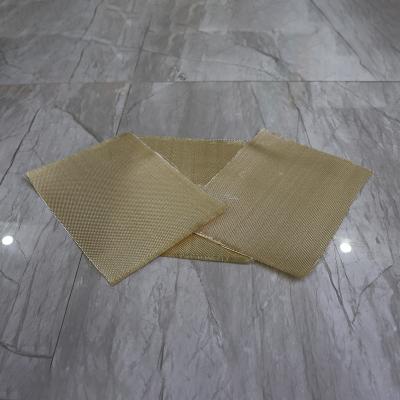 China Brown Heat Treated Fiberglass Fabric Self Extinguishing For Welding Blanket for sale