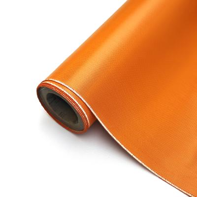 China Waterproof Silicone Coated Glass Fiber Cloth Heat Resistant Flexible 0.4mm for sale