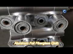 aluminized welding blanket aluminum foil fiber glass cloth reflective fiberglass cloth