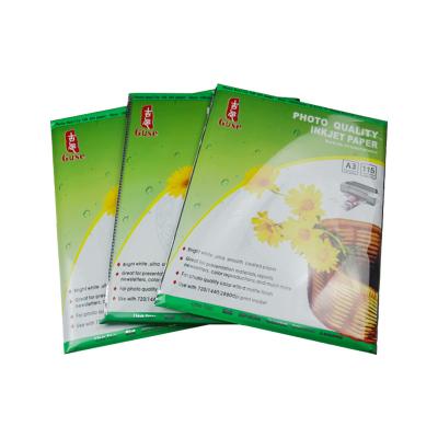 China O molde do Inkjet A3 revestiu a foto 115g lustroso alto de papel para a foto de família à venda
