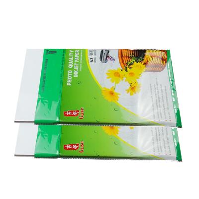 China O molde do Inkjet A3 revestiu a foto 115g lustroso alto de papel para a foto de família à venda
