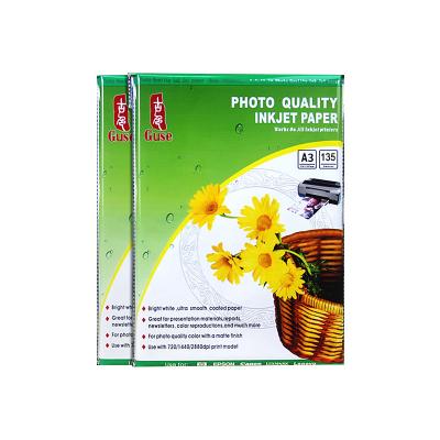 China O molde do Inkjet A3 revestiu a foto 115g lustroso alto de papel para a foto de família à venda