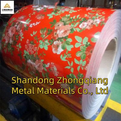 China ID 508mm / 610mm PPGI Coil JIS Standard Zinc Coating 40g/M2 To 275g/M2 for sale