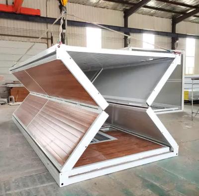 China Steel Structure Container House Foldable Rock Wool / Glass Wool Insulation for sale