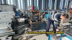 Galvanized C Steel Strong Corrosion Resistant Construction