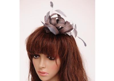 Cina Sinamay marrone chiaro Fascinator/cappelleria Fascinators di estate per la chiesa in vendita