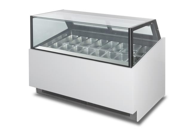 Ice Cream Equipment Ice Cream Display Freezer Cabinet For Coffee Shop
