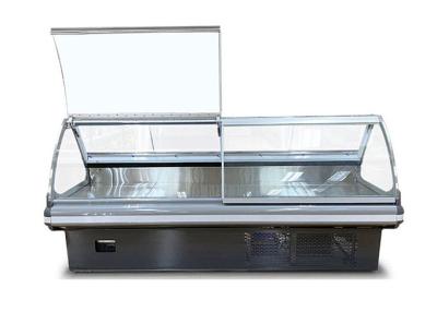 China Stainless Steel Deli Display Fridge R22 Counter Food Display Cooler for sale