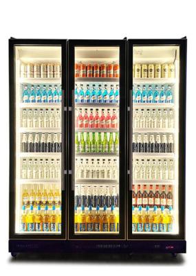 China LED Cool Light Beer Beverage Liquor Drink Display Fridge For Commercial Three Color for sale