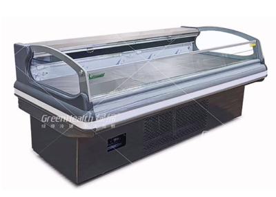 China Length Custom Frozen Meat Refrigerator Top Open Type With LED Light for sale