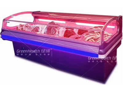 China Length Custom Frozen Meat Refrigerator Top Open Type With LED Light for sale