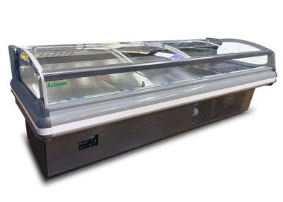 Cina La ghiottoneria più fredda dei frutti di mare del portello scorrevole dell'esposizione superiore della carne montra il macellaio Equipment in vendita