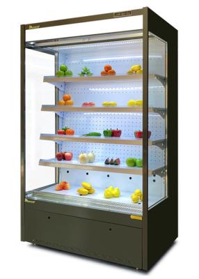 China Front Shop Drinks Display Chiller aberto vertical Multideck para o restaurante à venda