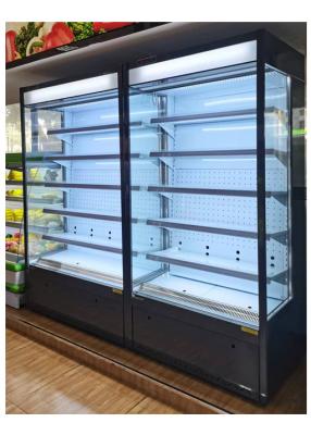 China Front Shop Drinks Display Chiller aberto vertical Multideck para o restaurante à venda