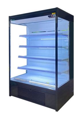 China Fan Cooling Front Open Mini Display Fridge For Store Shop for sale