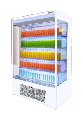 China Fan Cooling Front Open Mini Display Fridge For Store Shop for sale