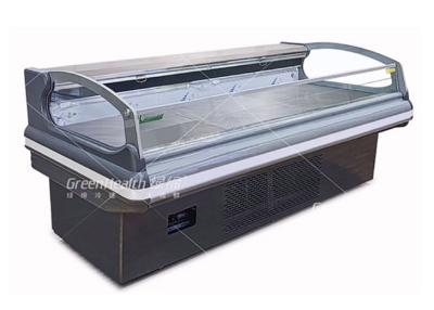 Cina Il refrigeratore/congelatore dell'esposizione della carne rinforza la vetrina del supermercato dei frutti di mare del pesce in vendita