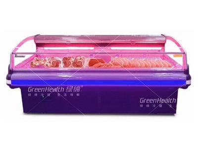 Cina Il refrigeratore/congelatore dell'esposizione della carne rinforza la vetrina del supermercato dei frutti di mare del pesce in vendita