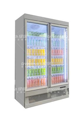China Stand Up Refrigerated Cabinet Beverage Fridge For Commercial Use for sale