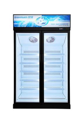 중국 우수한 성능 서리 방지 유리 경첩 도어 수직 디스플레이 냉동고 판매용
