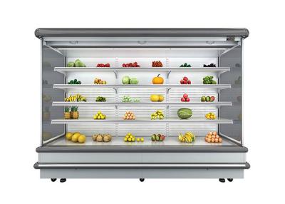 China Aangepaste multi-planken wandgemonteerde koelkast Open display koelkast Te koop