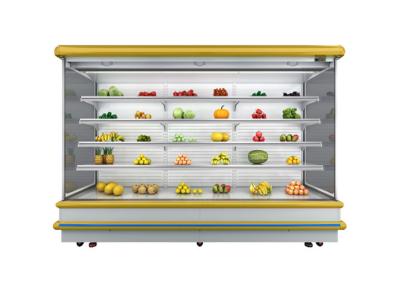China Aangepaste multi-planken wandgemonteerde koelkast Open display koelkast Te koop