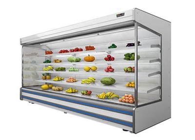 China 4 planken Open luchtkoeler Drankvertoning Commerciële koelkast GHF-3000R Te koop