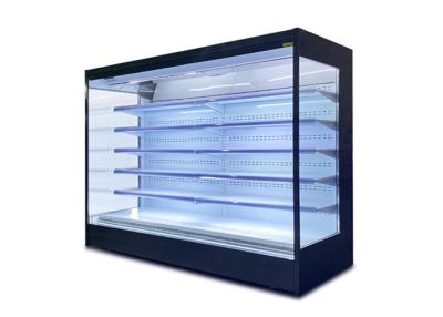 China 4 lagen planken Supermarkt Open Display Chiller voor Merchandiser Te koop