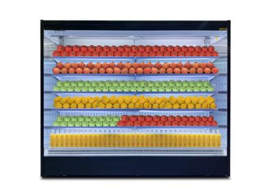 China 4 lagen planken Supermarkt Open Display Chiller voor Merchandiser Te koop