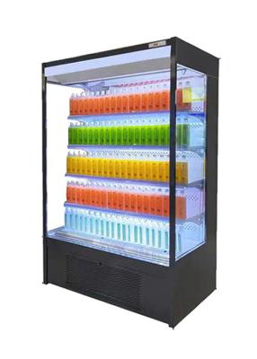 China Loja de conveniência Resfriador aberto vertical multideck com economia de energia R134a à venda
