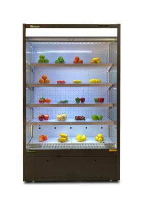 China Loja de conveniência Resfriador aberto vertical multideck com economia de energia R134a à venda