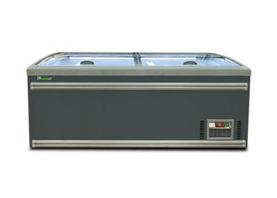 China Commercial refrigeration Upright Island Combination Freezer -18 Degree Eco Friendly for sale