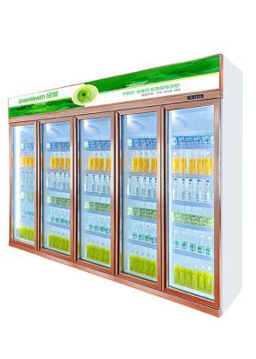 China 2520L Commercial Beverage Cooler Cold Drinks Refrigerator With Compressor R404a for sale