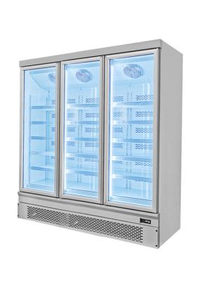 China Customized Commercial Display Freezer 3 Door For Popsicle Frozen R404a for sale